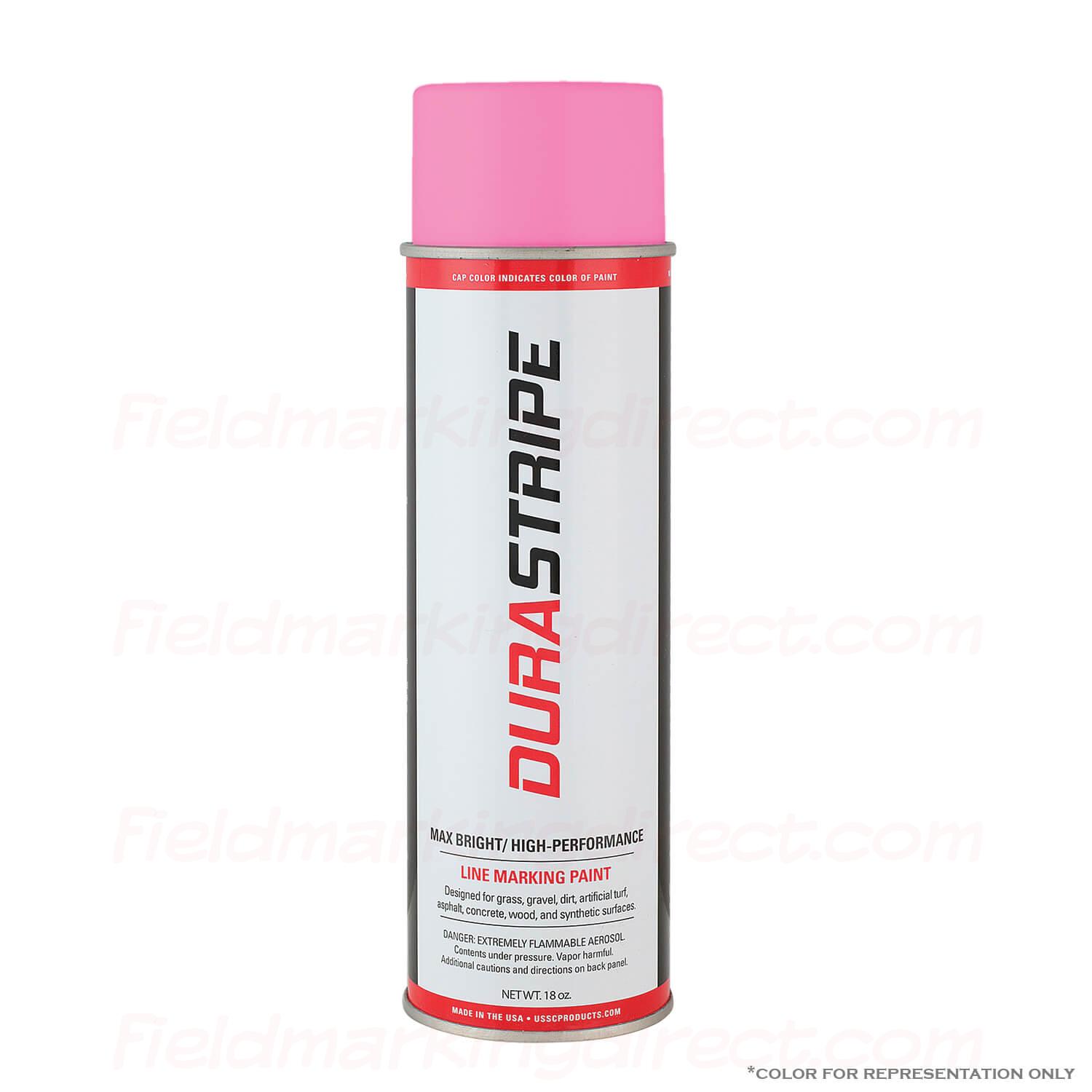 DuraStripe 18oz Fluorescent Pink Aerosol Field Marking Paint ...